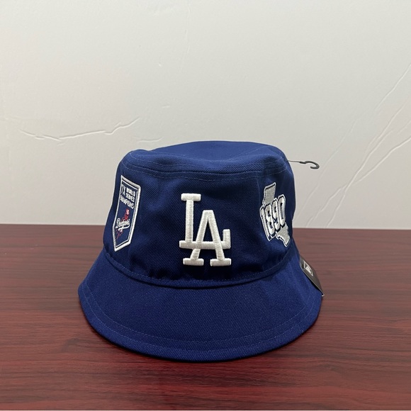 New Era | Accessories | New Era Bucket Hat Los Angeles Dodgers 7x World ...